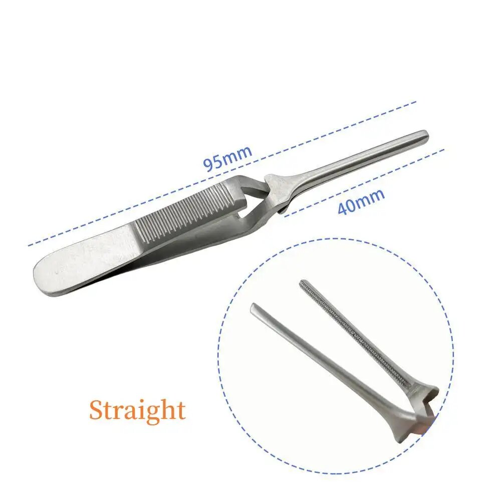Венозный зажим QSWTITAN из нержавеющей стали straight 9.5cm