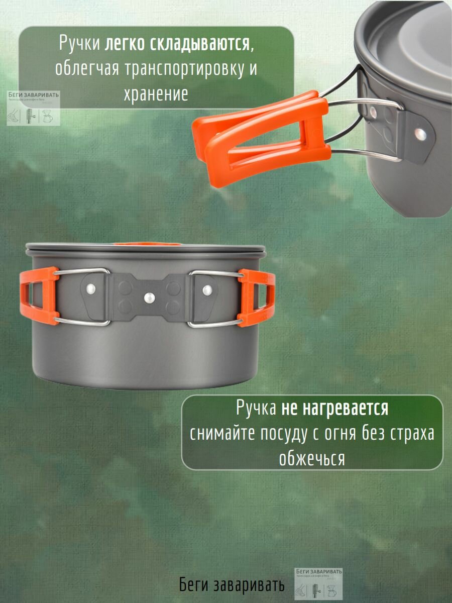 Набор посуды для кемпинга — фото 1