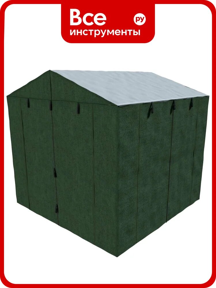 Палатка сварщика Домик 3x3 м МногоТентов ПС(Домик)3х3БП, металлического профиля