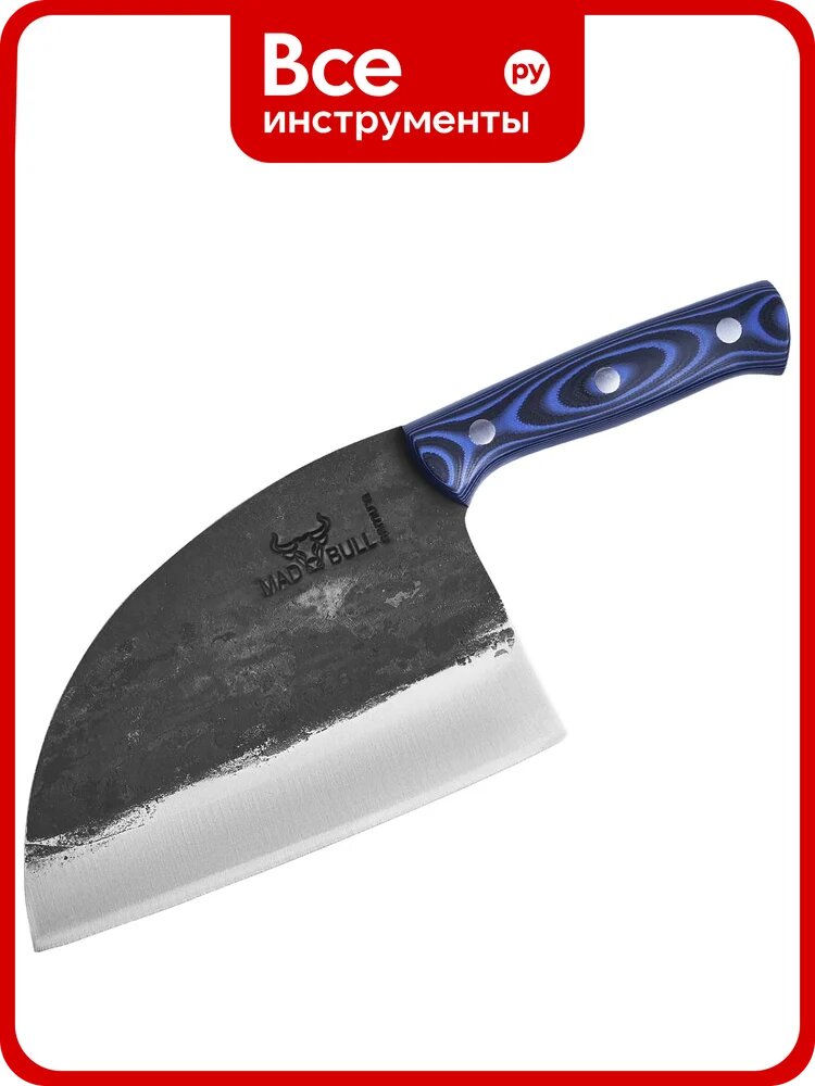 Кухонный, Samura, топорик Samura MAD BULL 180 мм, G-10 SMB-0040/K, углеродистой стали, работы на кухне