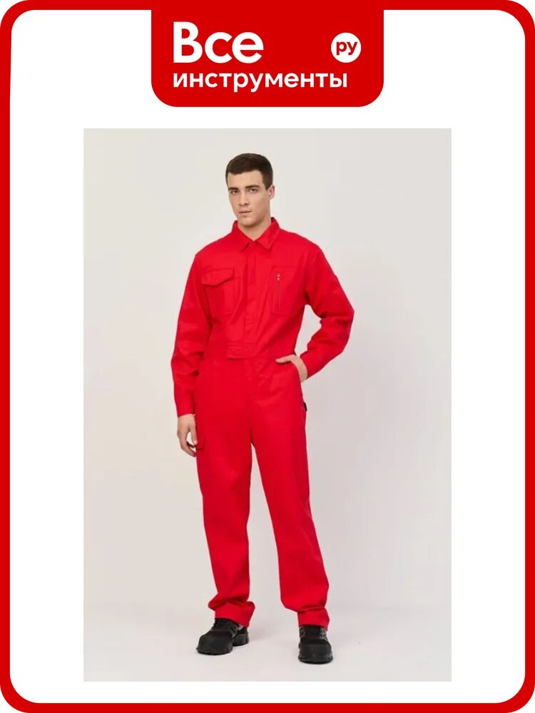 Комбинезон DOWELL Cotton, красный, размер XL D83251-XL