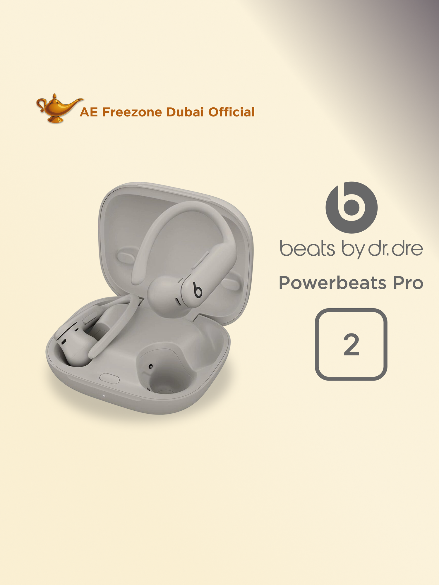 Беспроводные наушники Beats Powerbeats Pro 2 Quick Sand (Песок)