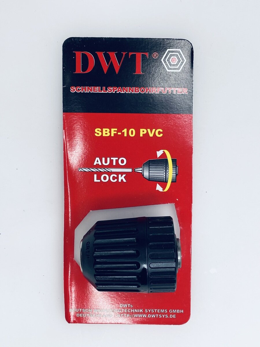 Патрон SBF-10 PVC (БЗП 0.8-10мм 3/8х24) DWT