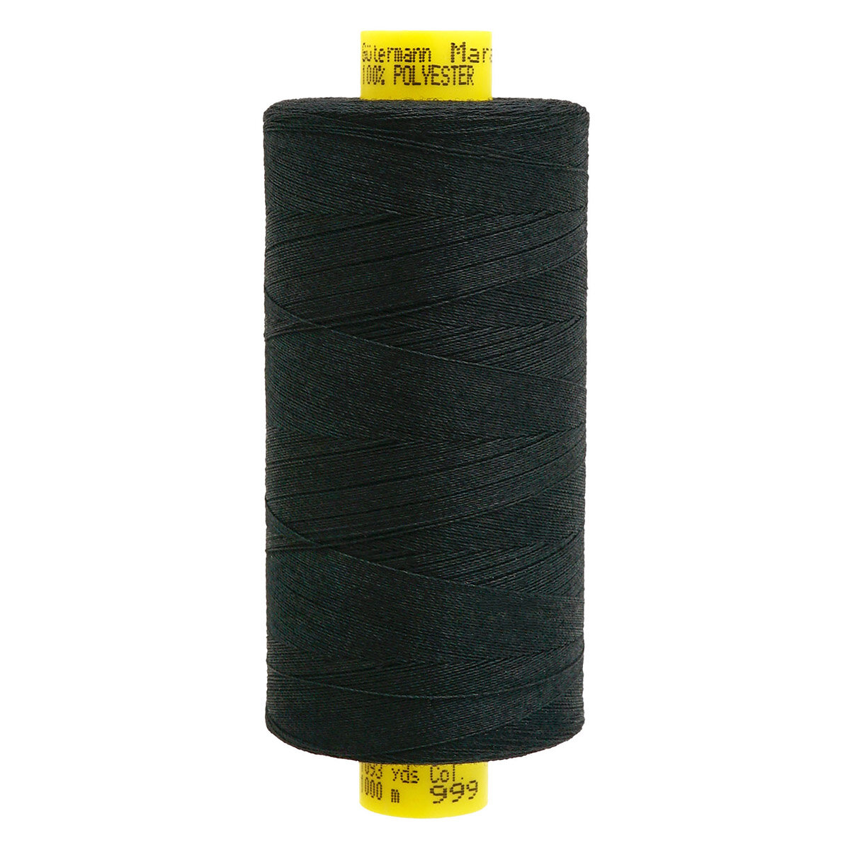 Нитки Mara 120/1000 м универсальные, 100% полиэстер Gutermann 700207 (999 темный графит), 10 шт