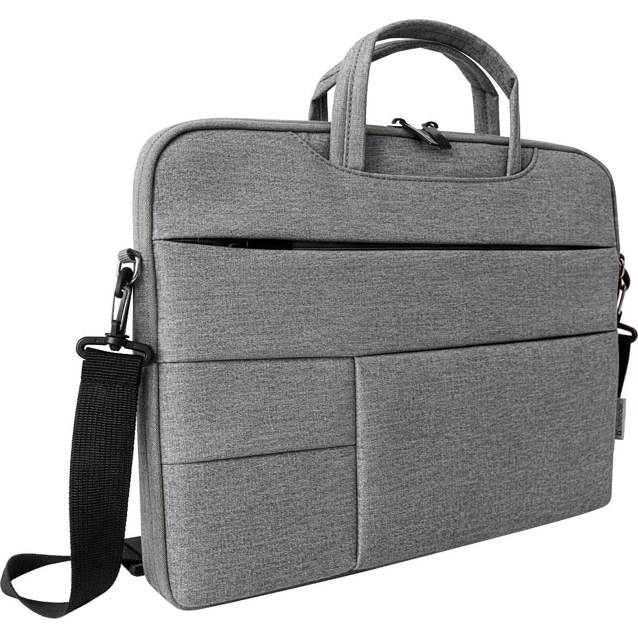 Кейс для ноутбука Defender Miltres 15.6" серый, карман