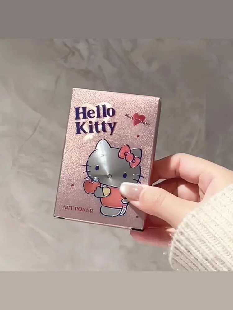 Игральные карты Hello Kitty, PVC, водонепроницаемые, 57*87 мм, в пластиковой коробке