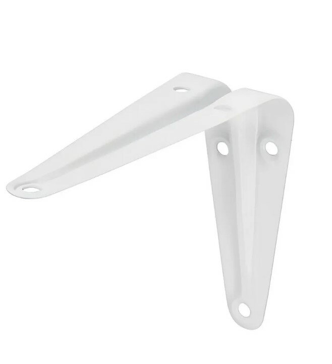 Консоль для полок SOLIDI MOD1 150X125 WHITE, цвет: белый (комплект 2 штуки)
