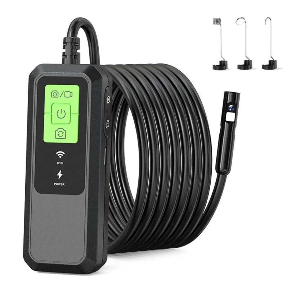 Водонепроницаемый эндоскоп с USB-C, 1 метр - Двойные камеры