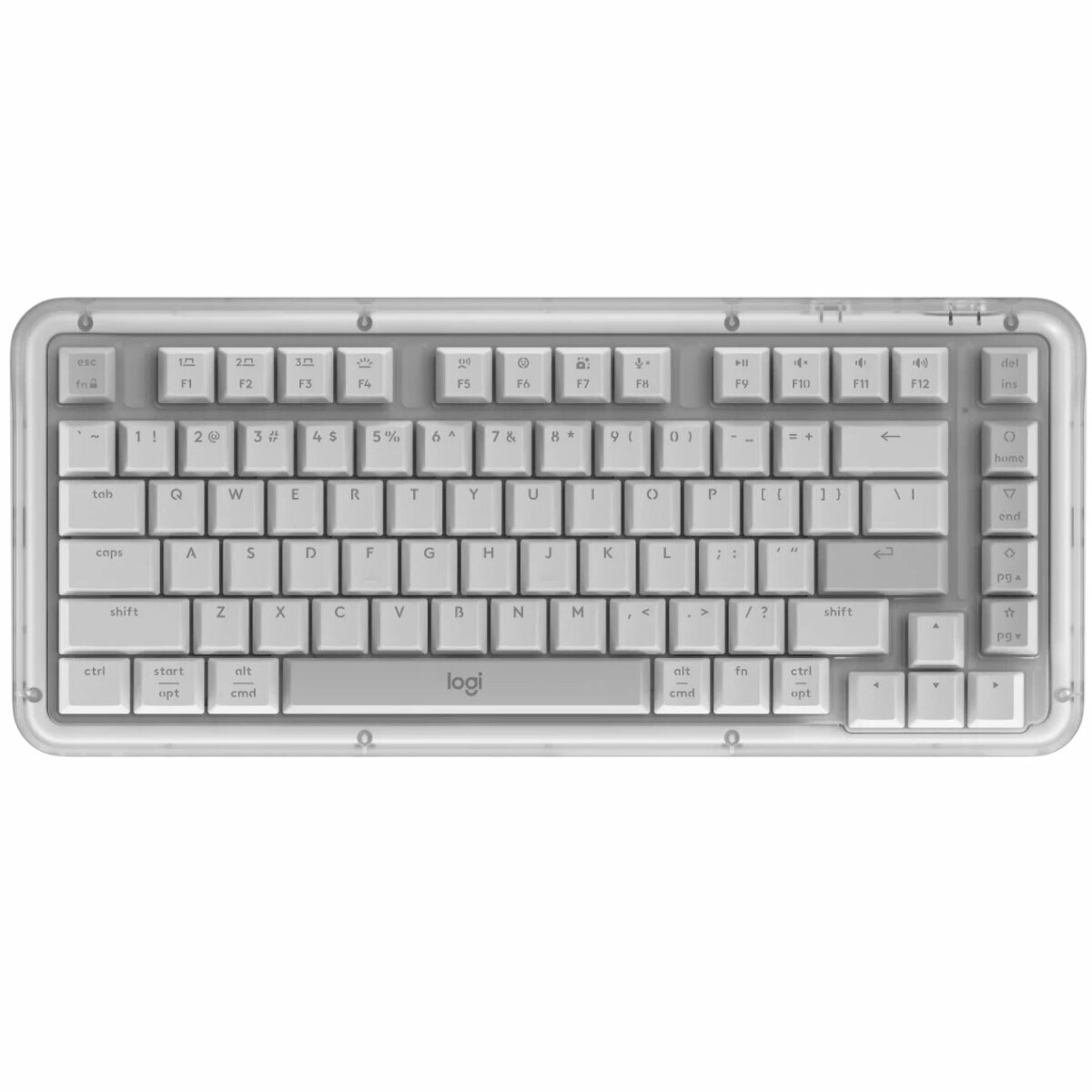 Клавиатура Logitech Клавиатура беспроводная Logitech Alto Keys K75M USB + Bluetooth белый