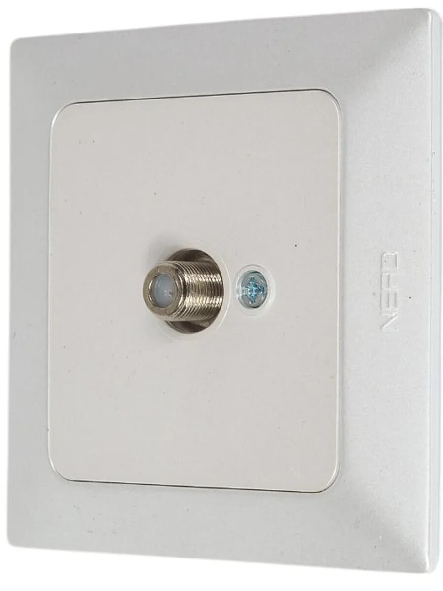 Розетка tv оконечная скрытая для спутникового тв монтаж