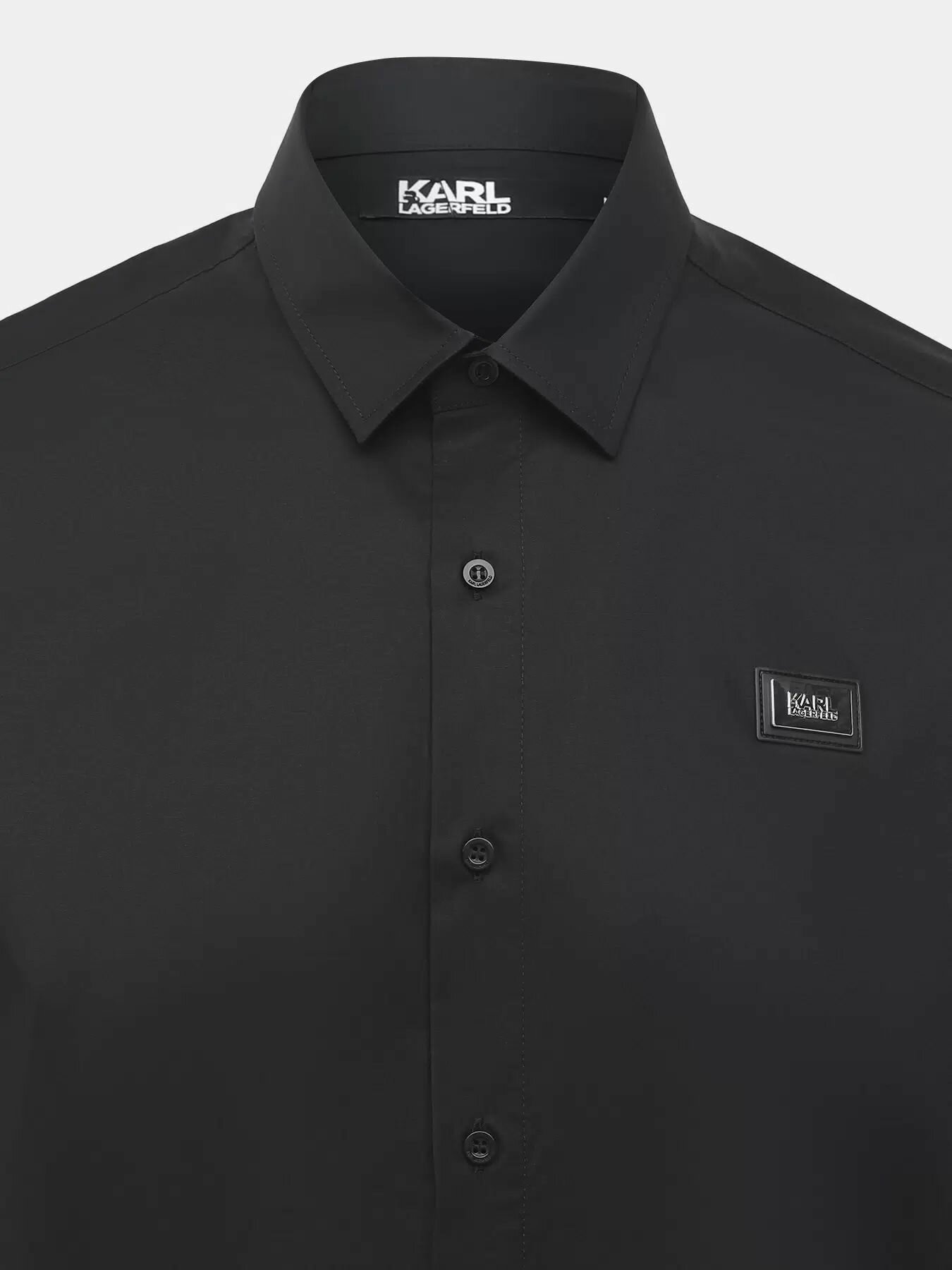 Рубашка Karl Lagerfeld Весна-лето 2025, размер XXXL, черный — фото 1
