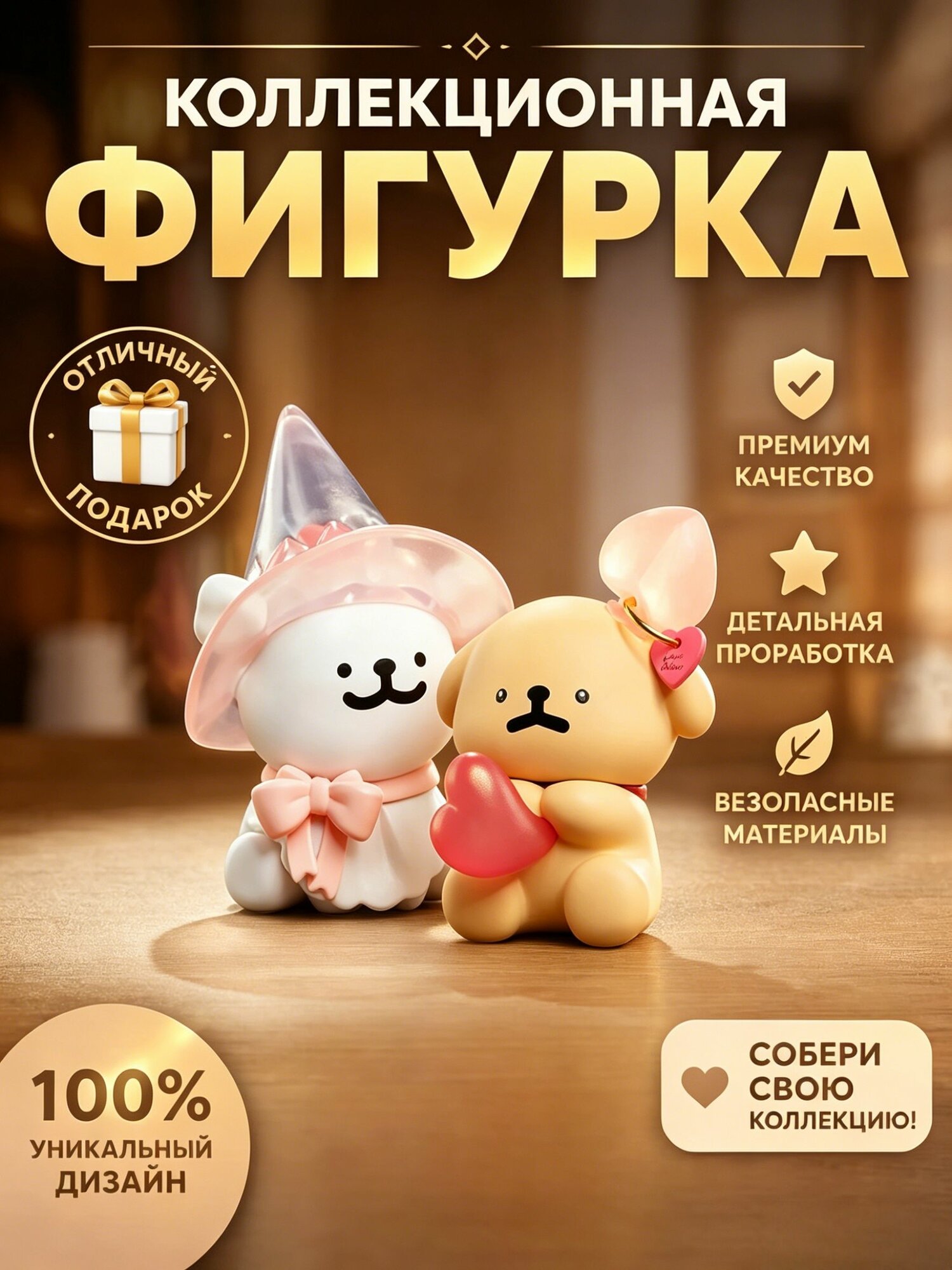 Фигурка, Слепая Коробка FUNISM Maltese, Подарок, Декор На Стол (Magic Adventure Team Series)