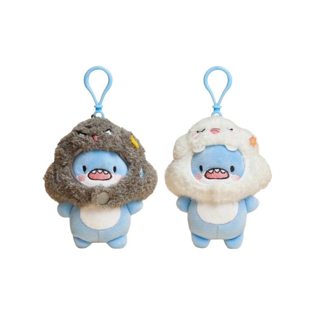 BAYINXIANG Облако CHUBBY Акула Кукла Плюшевый Украшение H11,5cm