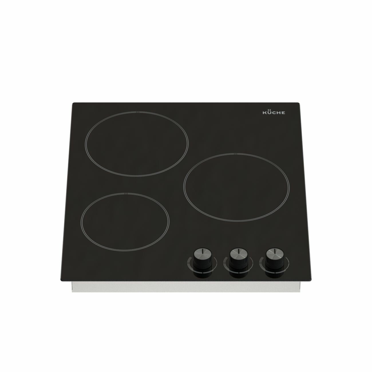 Варочная панель электрическая KUCHE CMB 4301 B ECO встраиваемая черная независимая