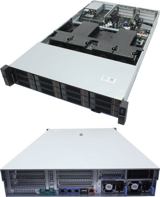 (Z1030657) :2xXeon (ТХП) Platinum 8568Y+/8x32 Гб/6x14 Тб SAS/3.84 Тб NVMe SSD/RAID/BBU/96 Гб RTX PRO 6000 Blackwell Max-Q/4x10 Гби