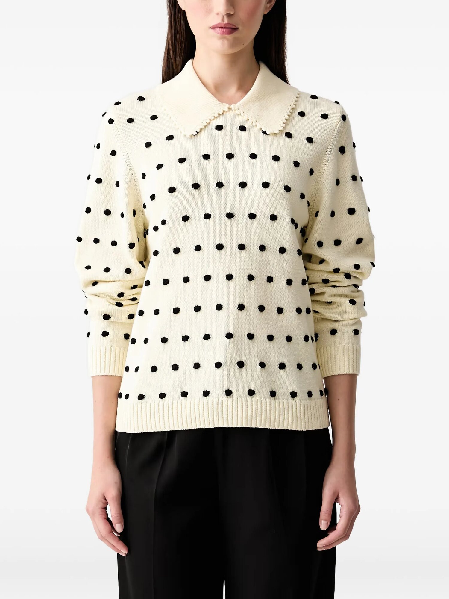 Свитер Polka-dot pom-pom sweater