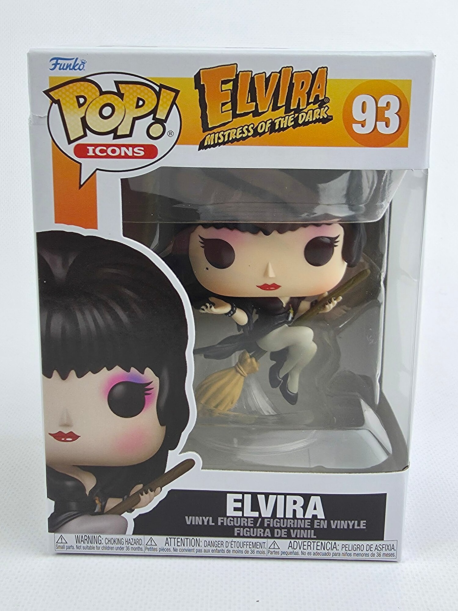 Фигурка Funko Pop Фанко поп Эльвира на метле из фильма Эльвира: Повелительница тьмы 93