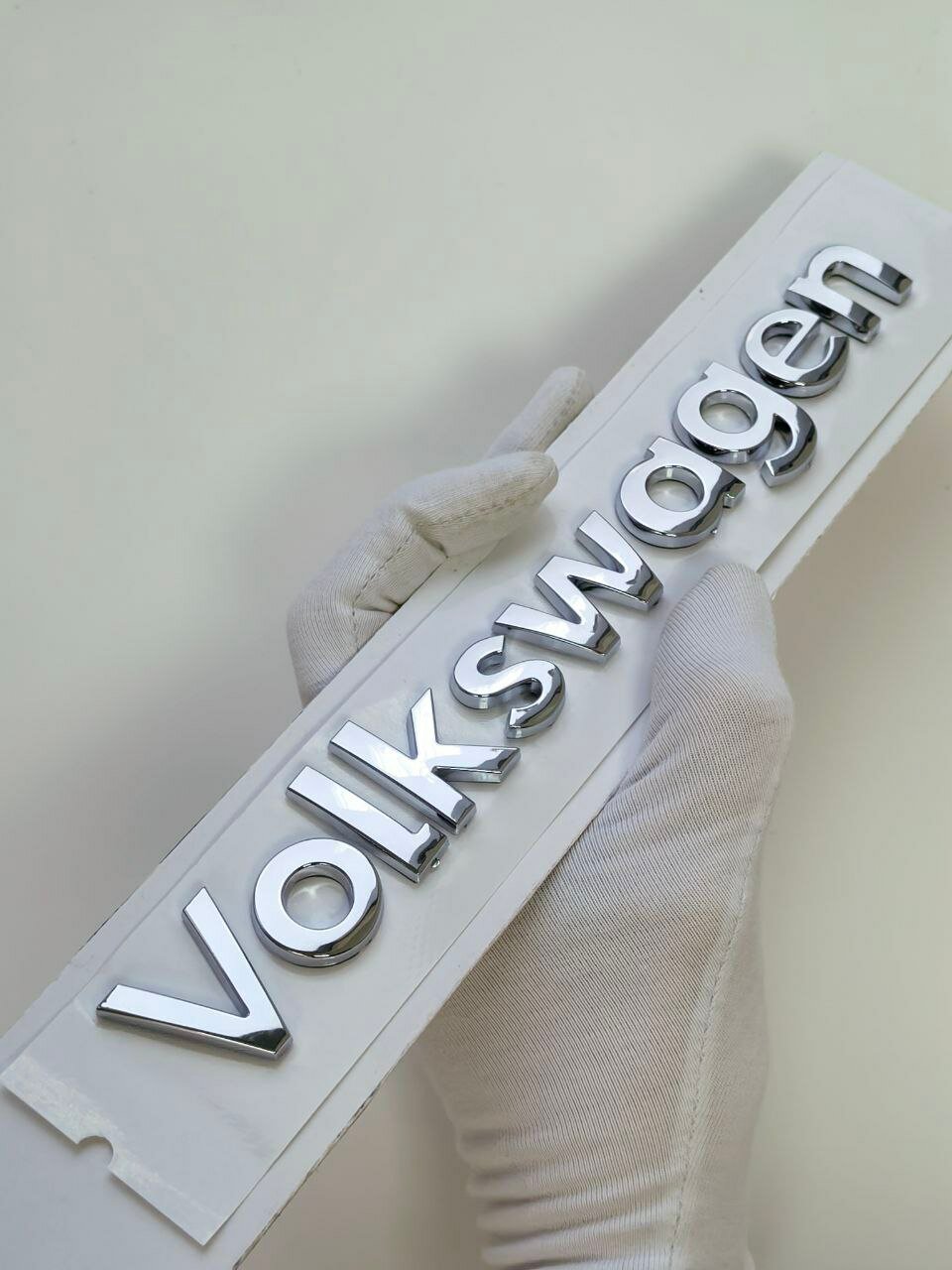 Надпись Volkswagen 215*27 мм, шильдик, эмблема Фольксваген, значок