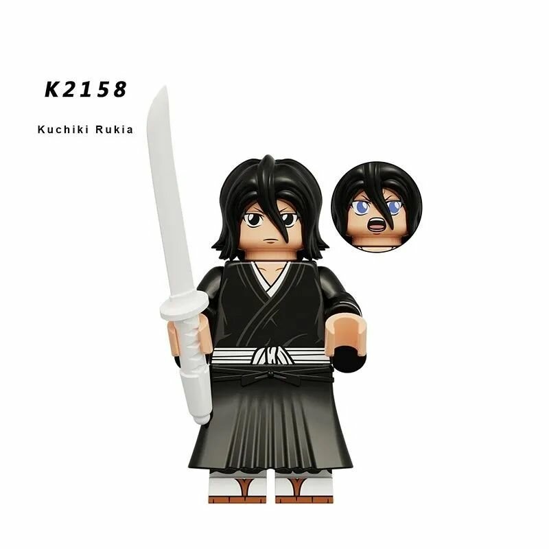 Мини фигурка конструктор Рукия Кучики/ аниме Bleach Блич с 14+