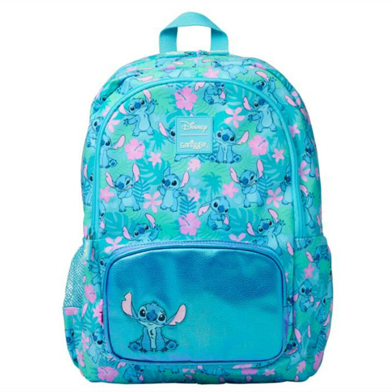 Рюкзак школьный Smiggle с принтом, голубой