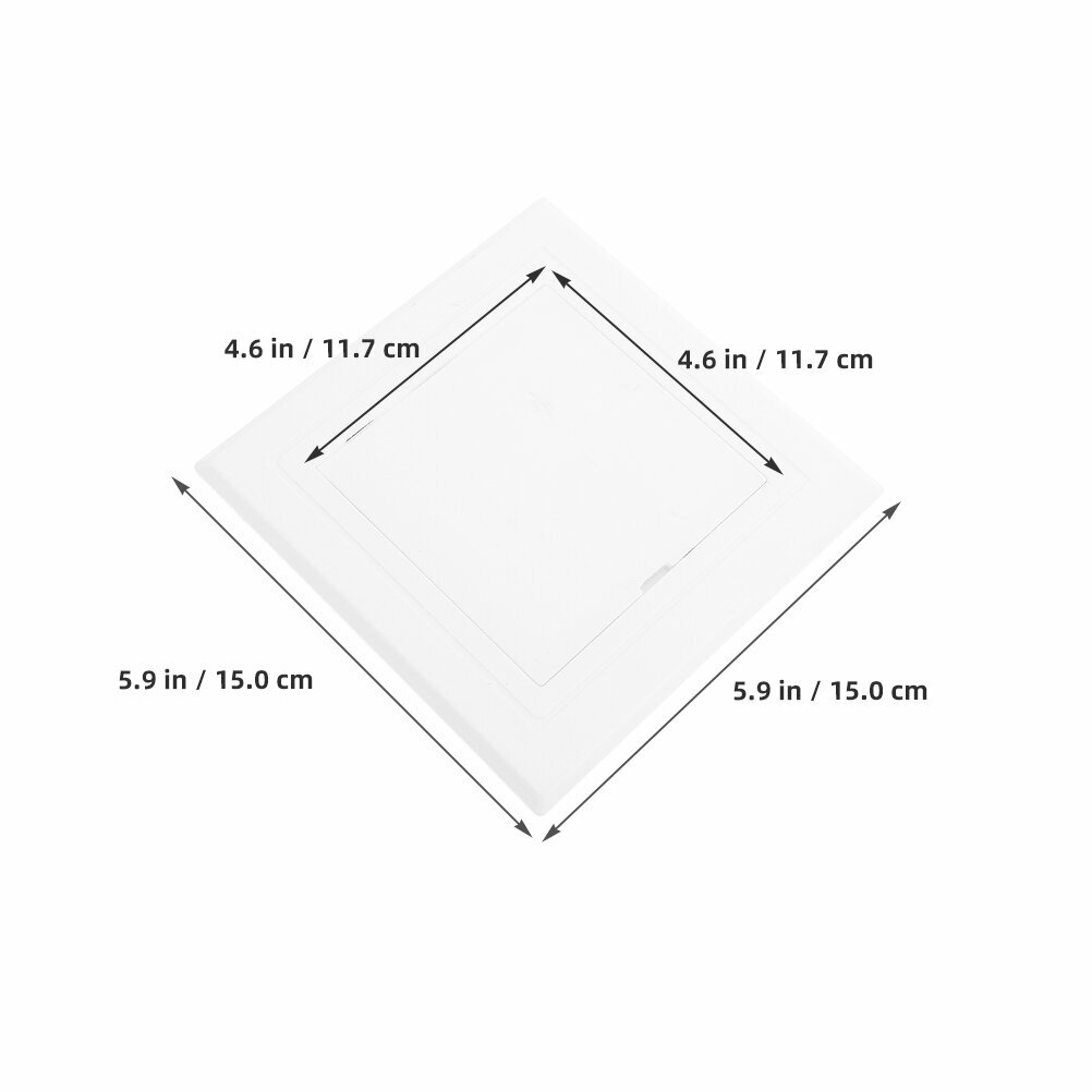 Пластиковая Панель Доступа К потолку Из Абс Материала Размер 15.00X15.00X2.10Cm