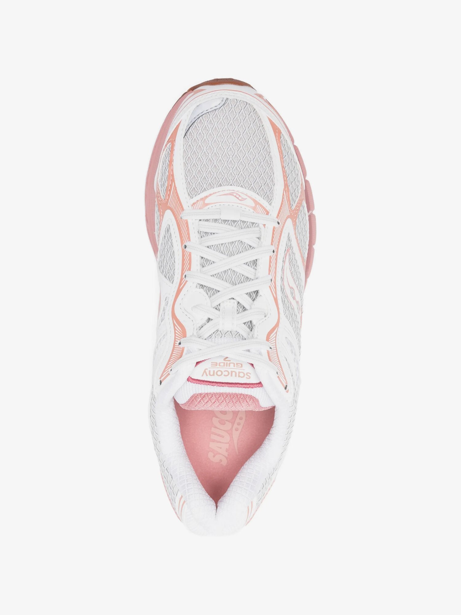 Кроссовки saucony Progrid Guide 7, размер 9.5 US, бежевый/белый — фото 1