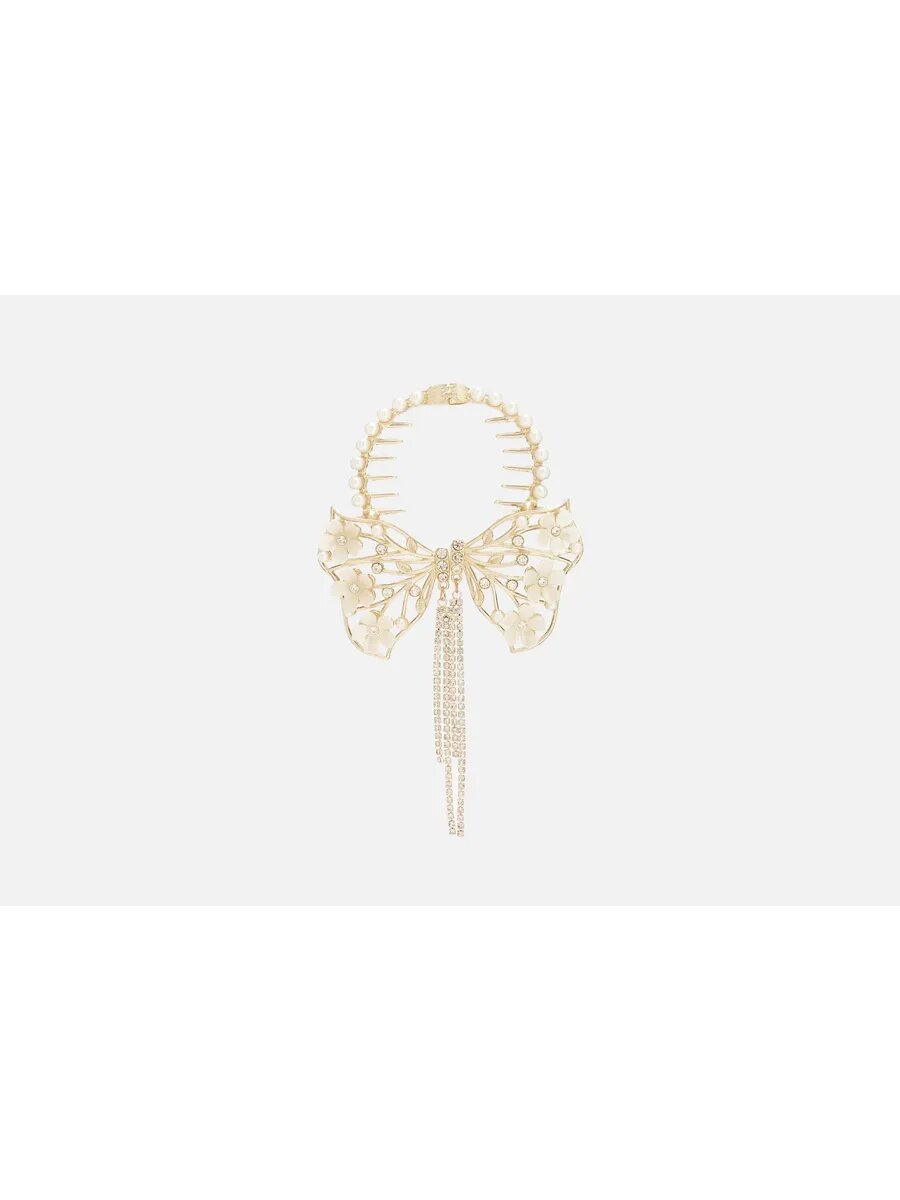 APSIS accessories белый бант Заколка для волос 1 шт