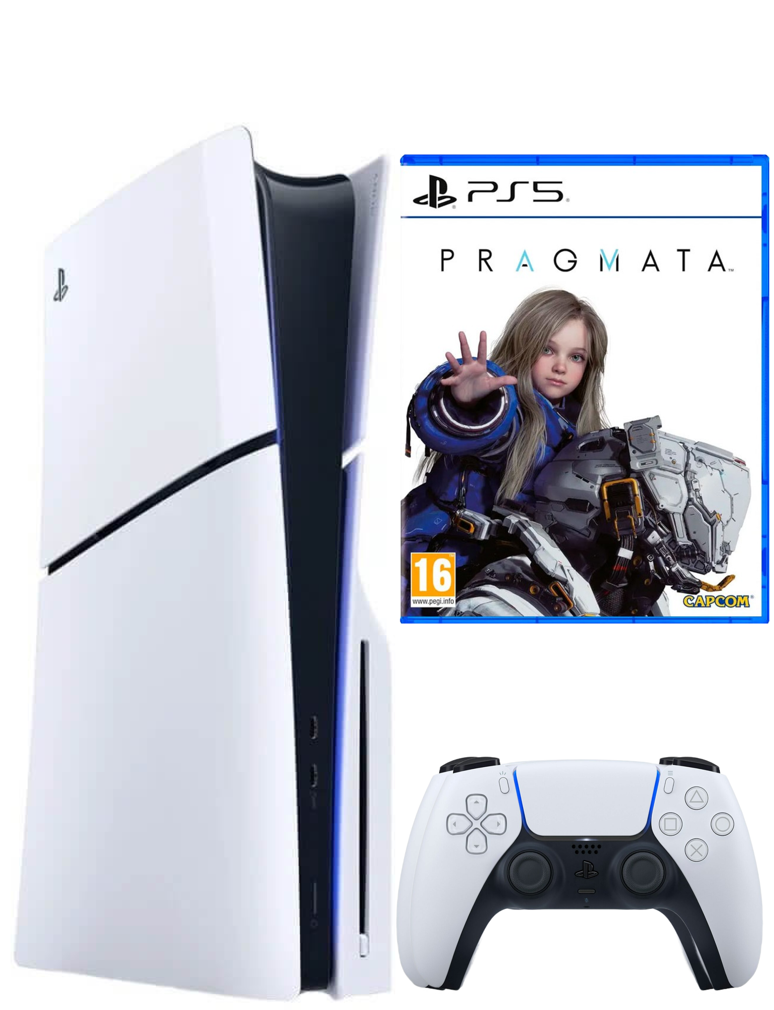 Игровая приставка Sony PS 5 Slim Disc ,1ТБ(с дисководом)+Игра Pragmata
