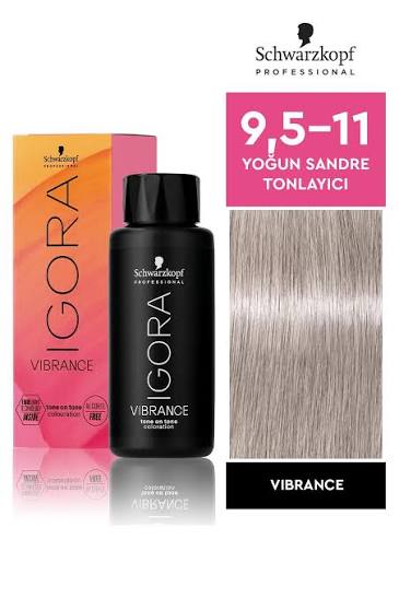 Schwarzkopf IGORA Vibrance 9,5-11 Светлый блондин пастельный сандрэ экстра Краска для волос 60 мл