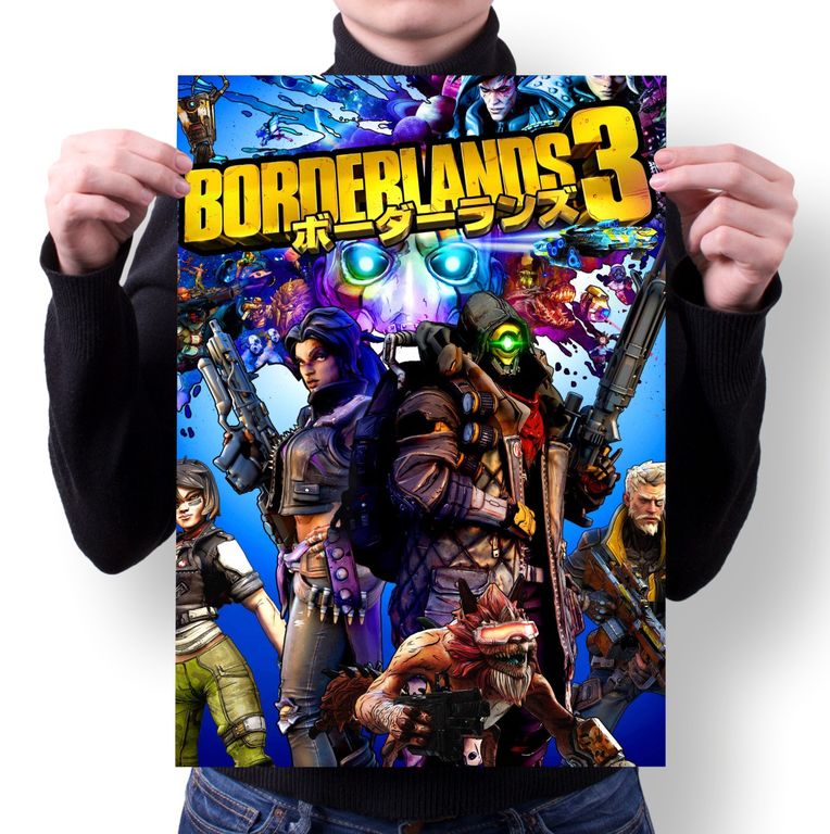 Плакат Borderlands, Бордерленд №7, А3