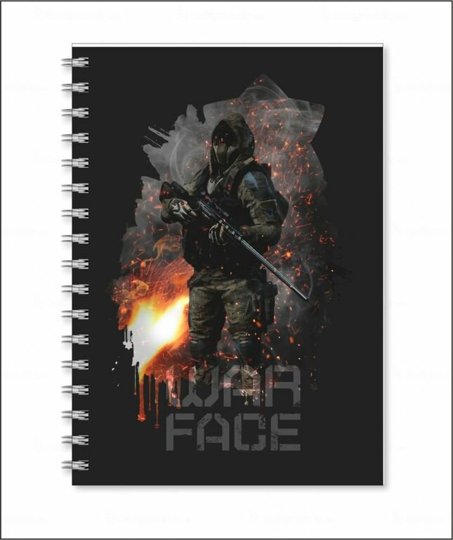 Тетрадь Warface, Варфейс №9, А6