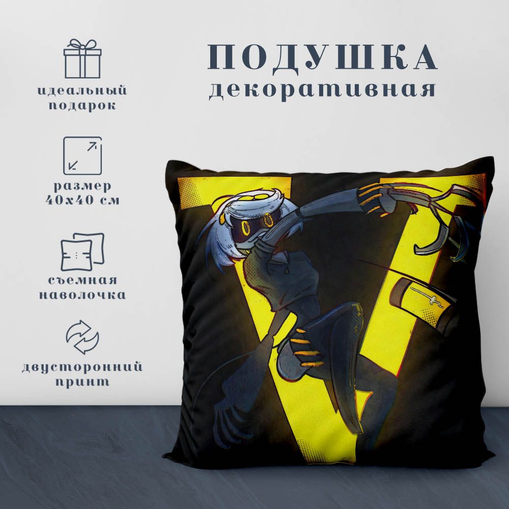 Подушка декоративная - Дроны убийцы (Murder Drones) (40х40 см.)