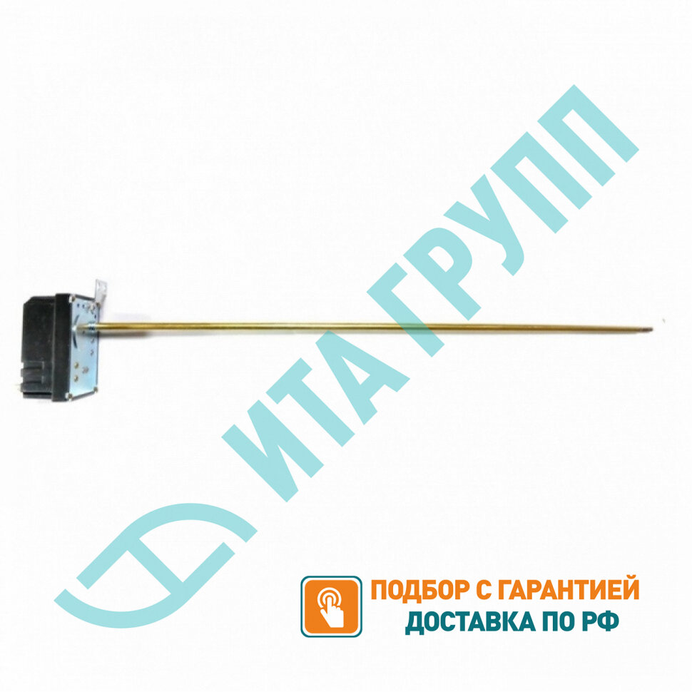 Термостат стержневой для водонагревателя Ariston 200-300л 16А до 70°С с термозащитой на 90°С, трехфазныйTAS TF, 69101403