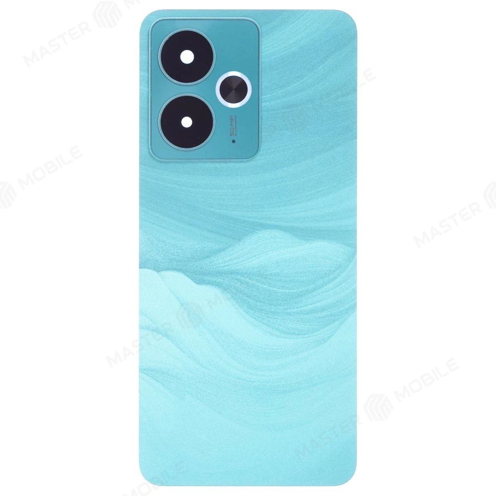Задняя крышка для Realme 14T (RMX5078) (зеленый) (в сборе со стеклом камеры)