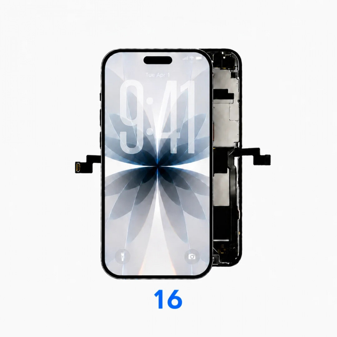 Дисплей для iPhone 16 (JCID, Diagnosable, Soft OLED, без ошибки)