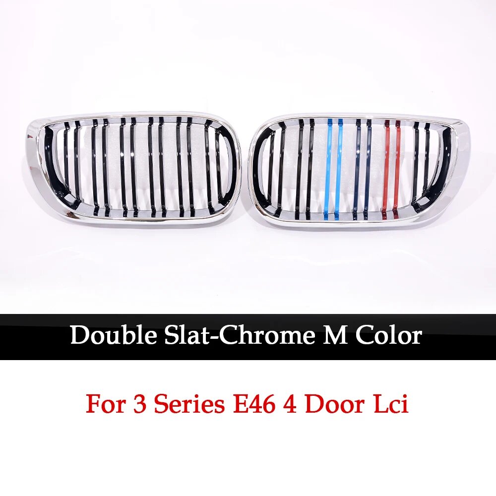 Решетка радиатора BMW E46 4 Door Lci Double Chrome M