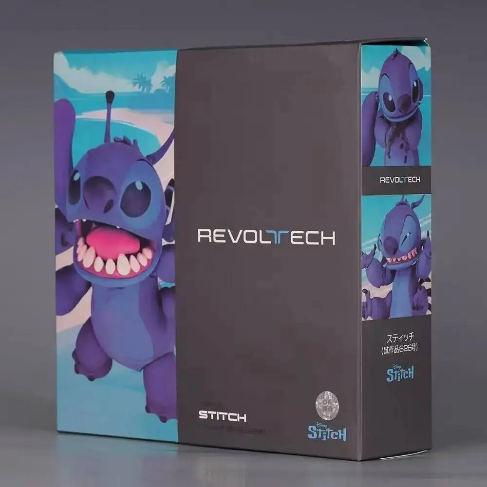 Новая фигурка Стич (Lilo & Stitch) 11 см от KAIYODO Revoltech, тестовый образец 626, аниме-фигурка, модель, коллекционная игрушка, подарок на день рождения