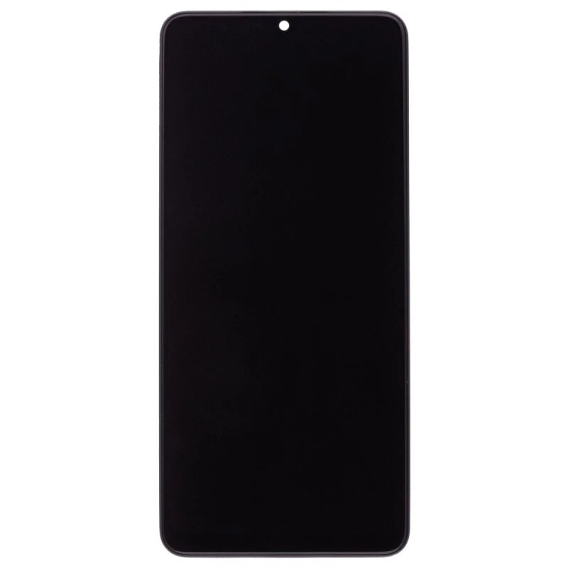 Дисплей для Samsung A225 Galaxy A22 4G + тачскрин (черный) (в рамке) (ORIG100) (SP)