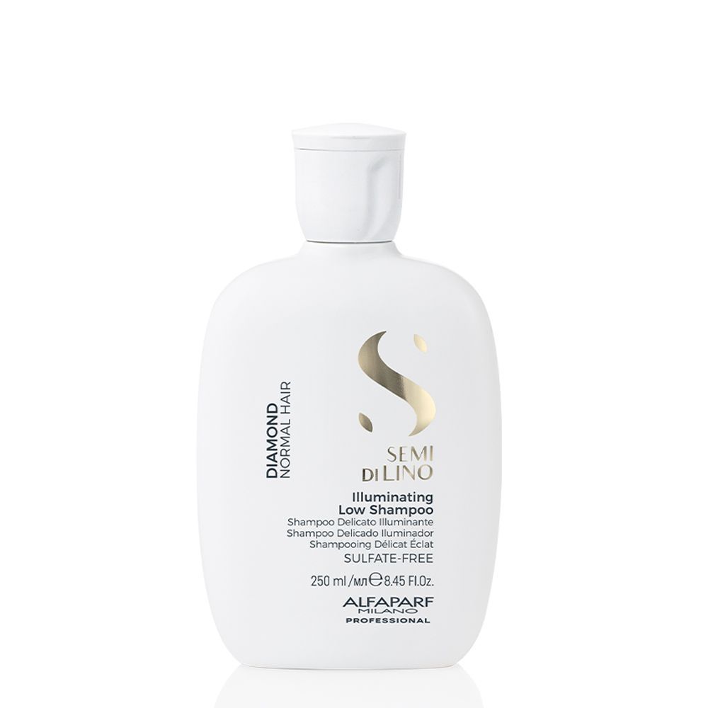 Шампунь для волос женский, придающий блеск Alfaparf Milano Professional SDL DIAMOND ILLUMINATING LOW SHAMPOO (250 мл) 16445