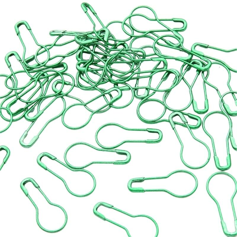 Металлические булавки-маркеры для вязания, 100 шт, Зеленый