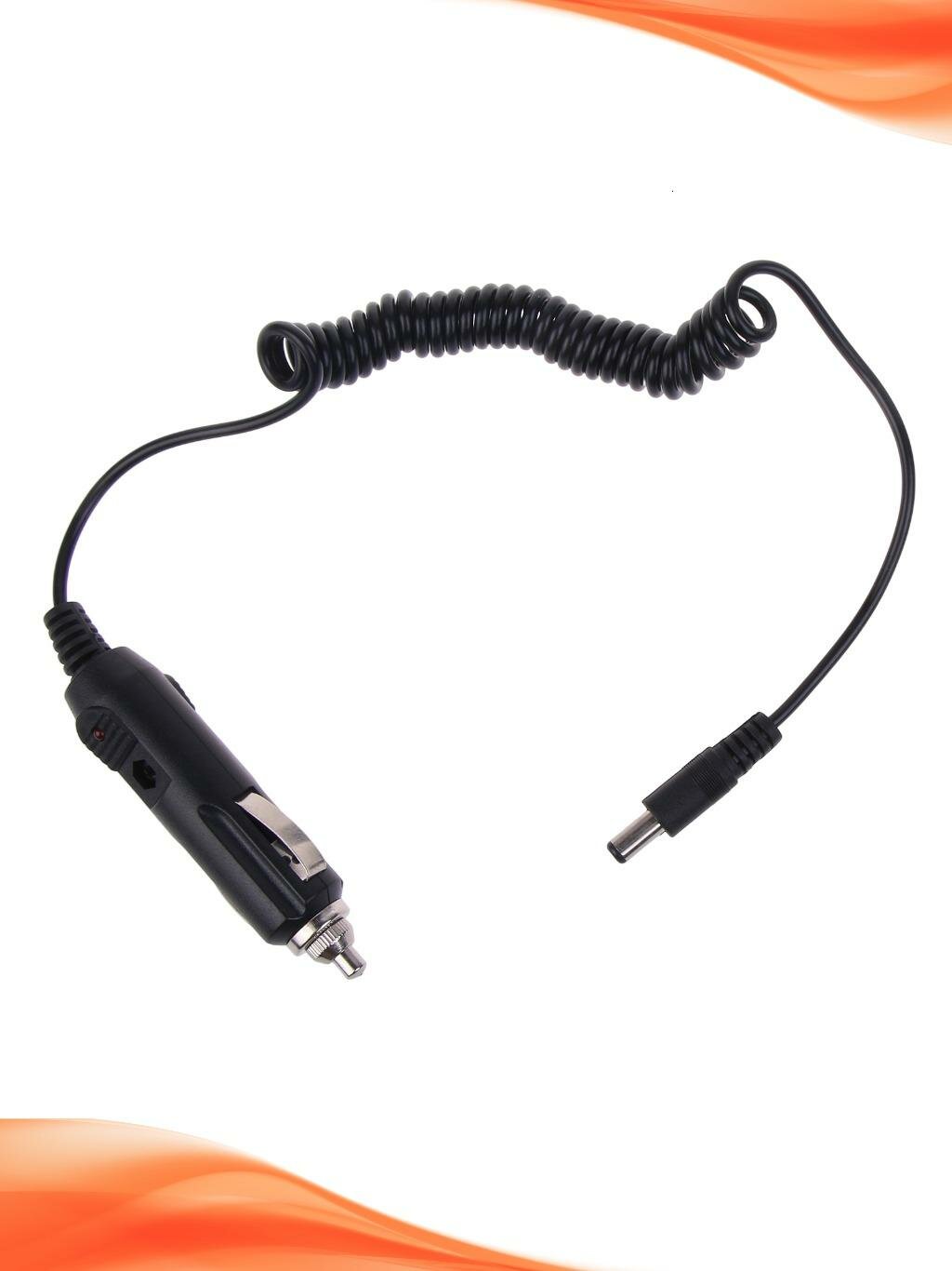 Автомобильный адаптер питания 12 В, 5.5x2.1 мм