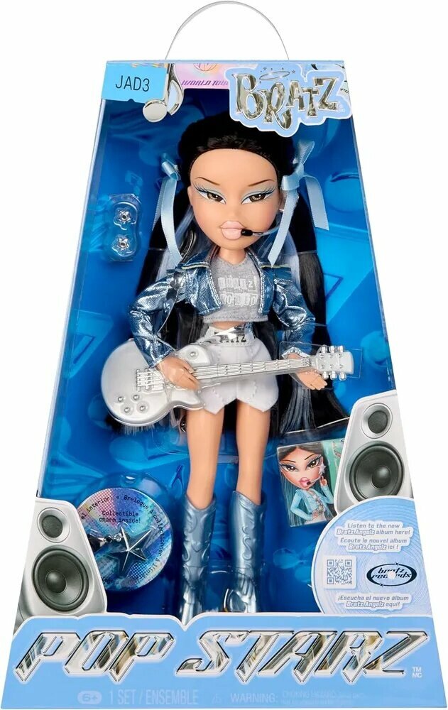 Bratz Pop Starz Jade , 2026 Новая модная кукла, детская игрушка-подарок