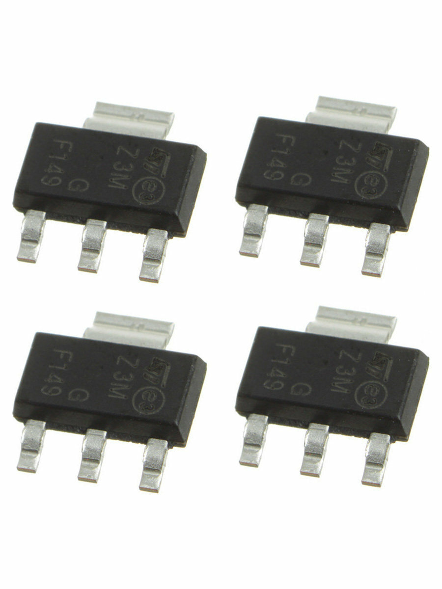 Симистор Z0103MN (Z00103MN) SOT-223 STM (упаковка 4шт) 600В 1А 3мА 4Q