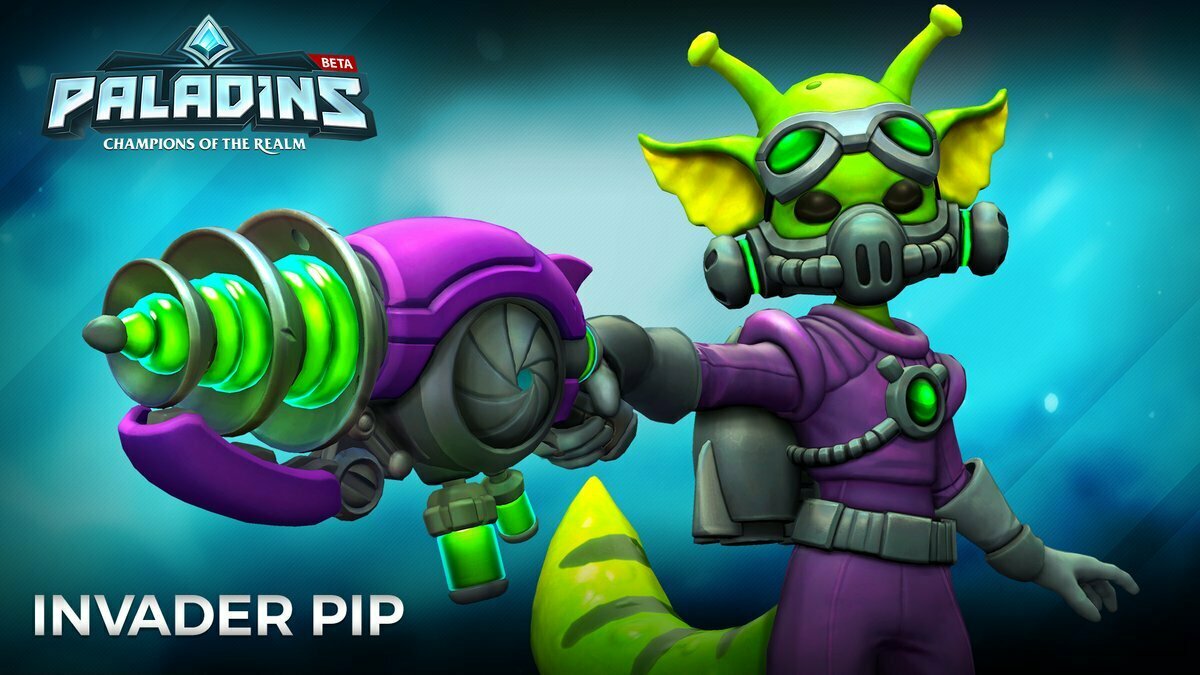 Paladins - Invader Pip Skin DLC Digital Download Ключ • Цифровой ключ