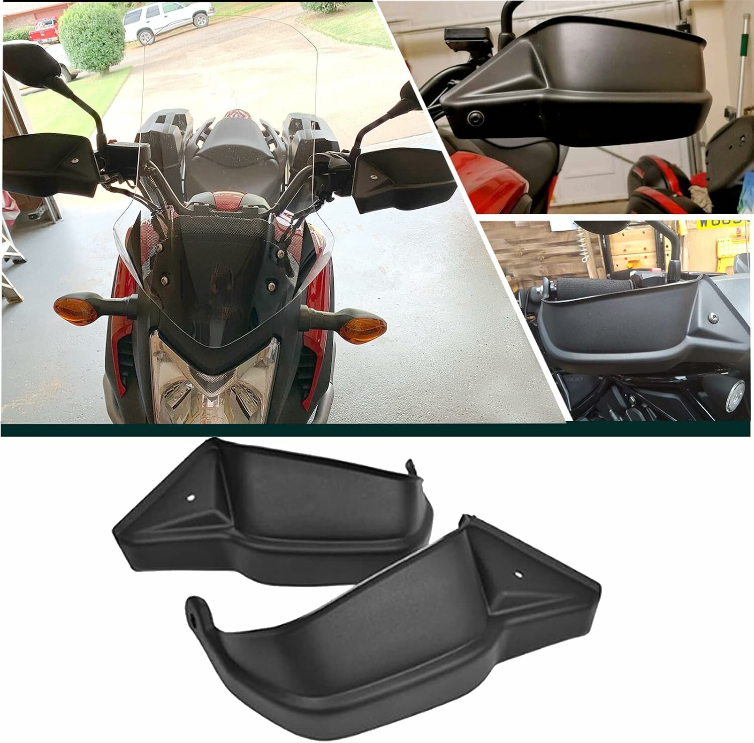 Защита рук для мотоцикла Honda NC700X NC750X NC750S NC750X DCT 2012-2023, ветрозащита, черный