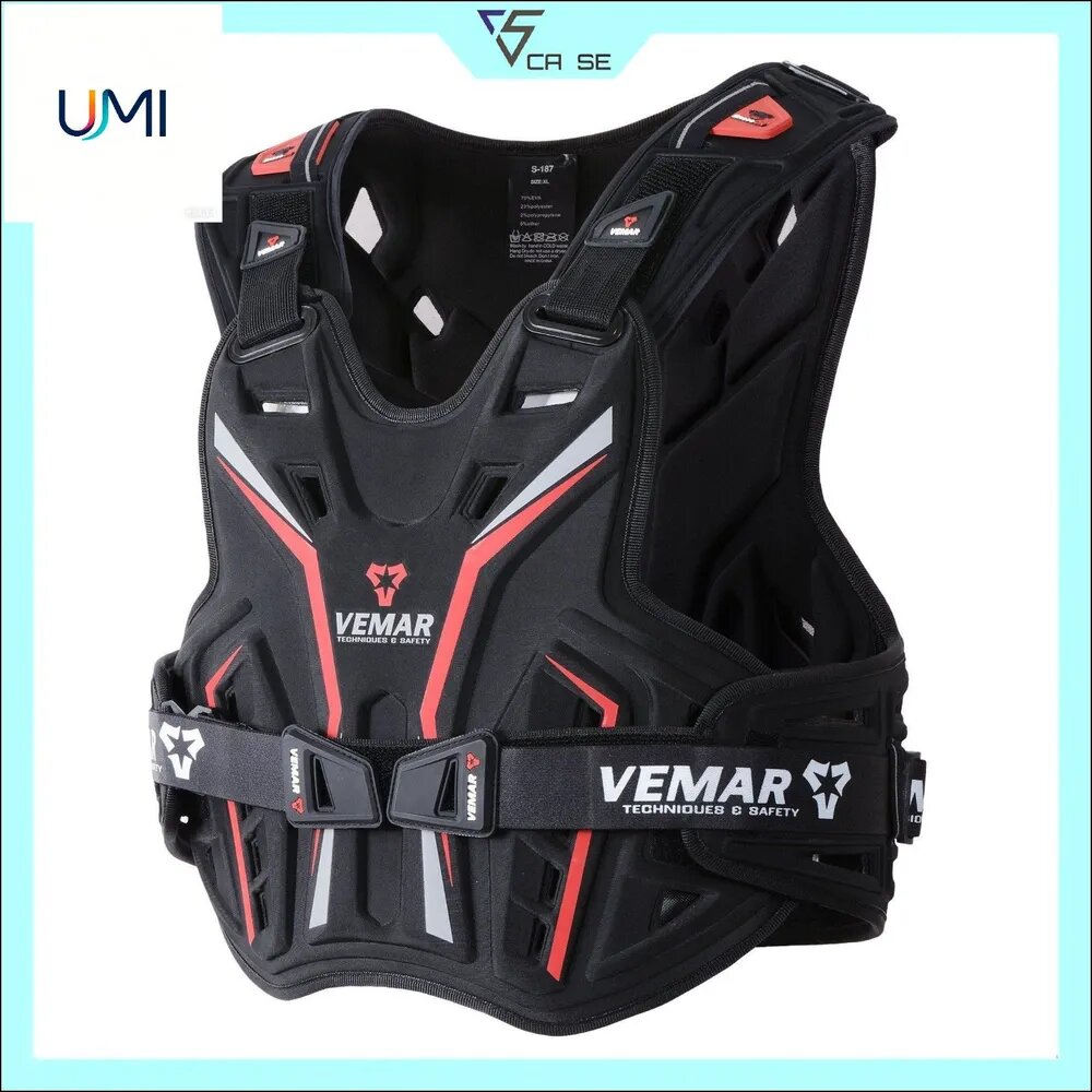 Мотозащита VEMAR, размер XL, цвет черный, для мужчин, защита спины, жилет