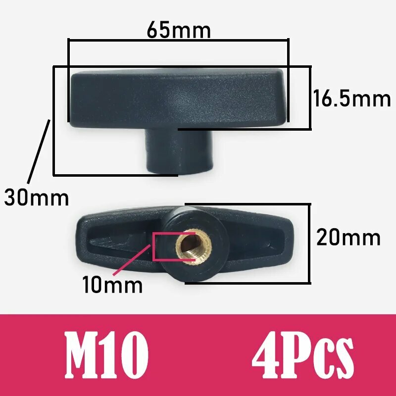 Гайки-барашки YMAX M6 M8 M10 из бакелита