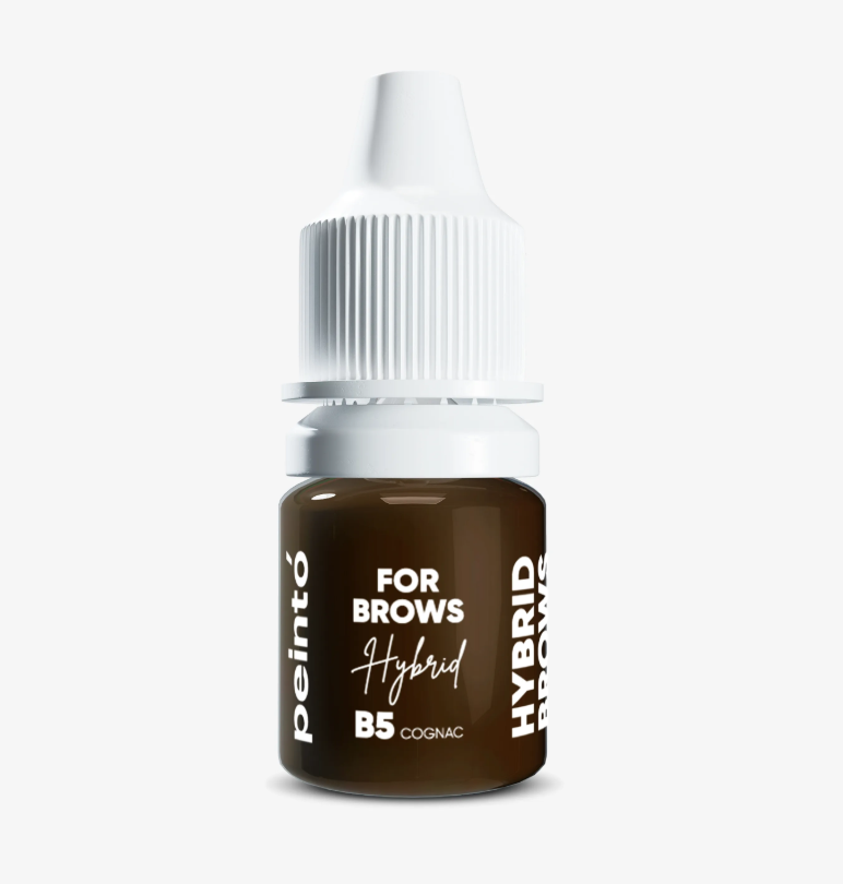 Пигмент от Piento B5 COGNAC Коньяк для Перманентного Макияжа, Татуажа и Тату Бровей, 5 мл