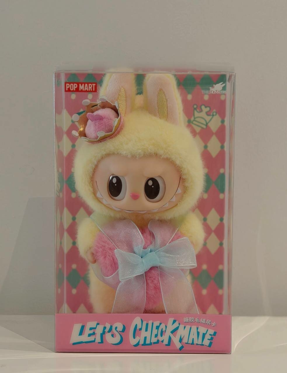 POP MART брелок-игрушка Лабубу The Monster Queen Королева (17 см)