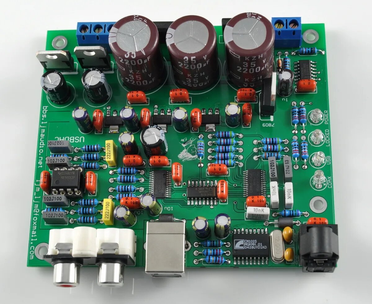 ERISU AUDIO CS4398 DAC плата 24/192K Finished board